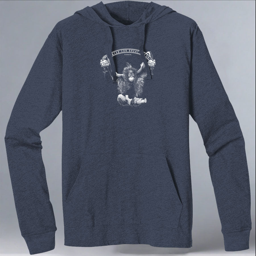 Cahaya - EcoBlend Hooded Tee - Water – FLOAT Apparel